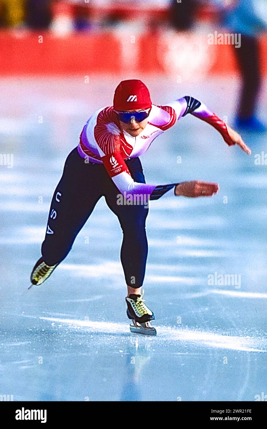 Bonnie blair 1992 hi-res stock photography and images - Alamy