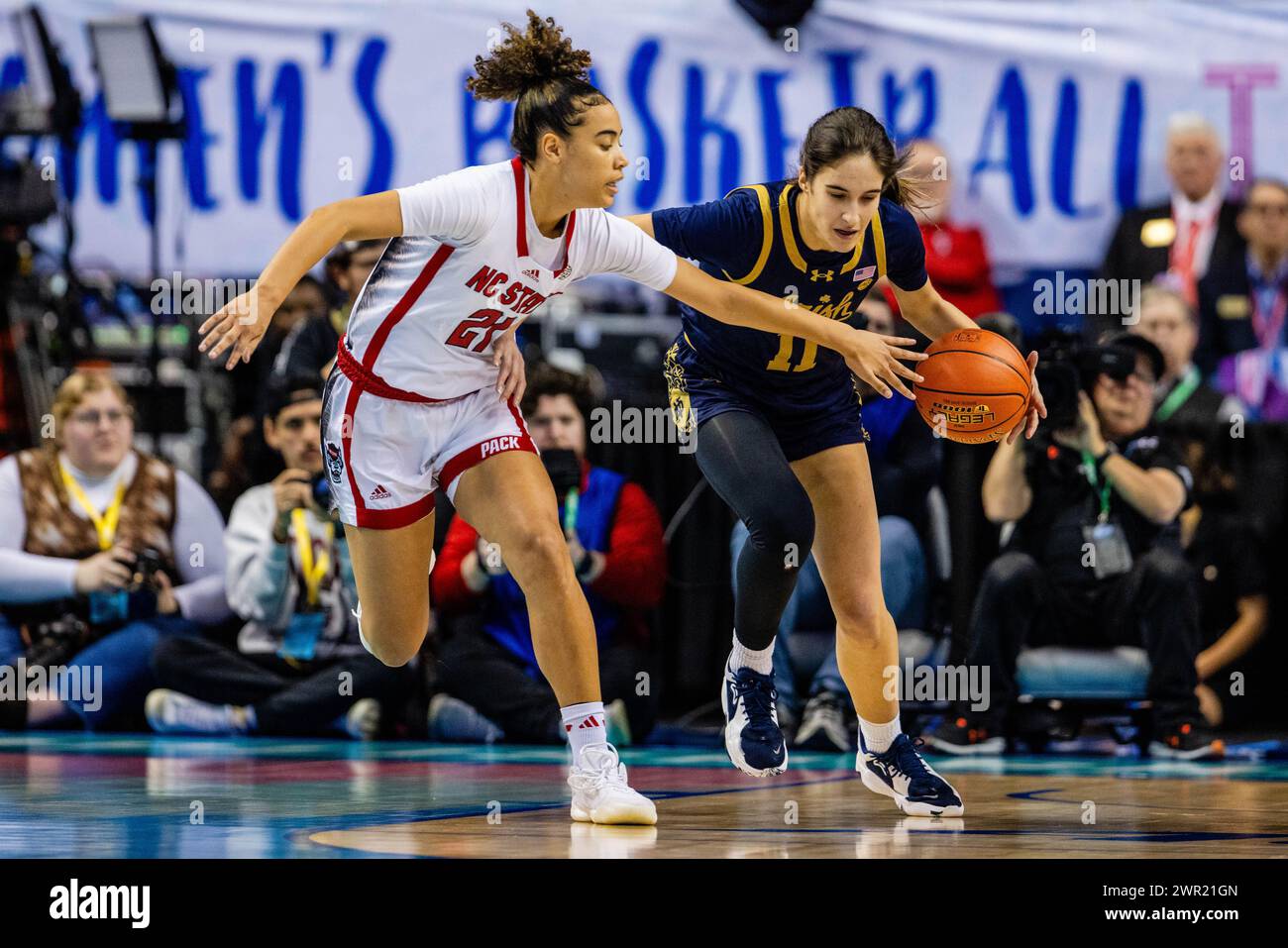 Greensboro, NC, USA. 10th Mar, 2024. NC State Wolfpack guard Madison ...