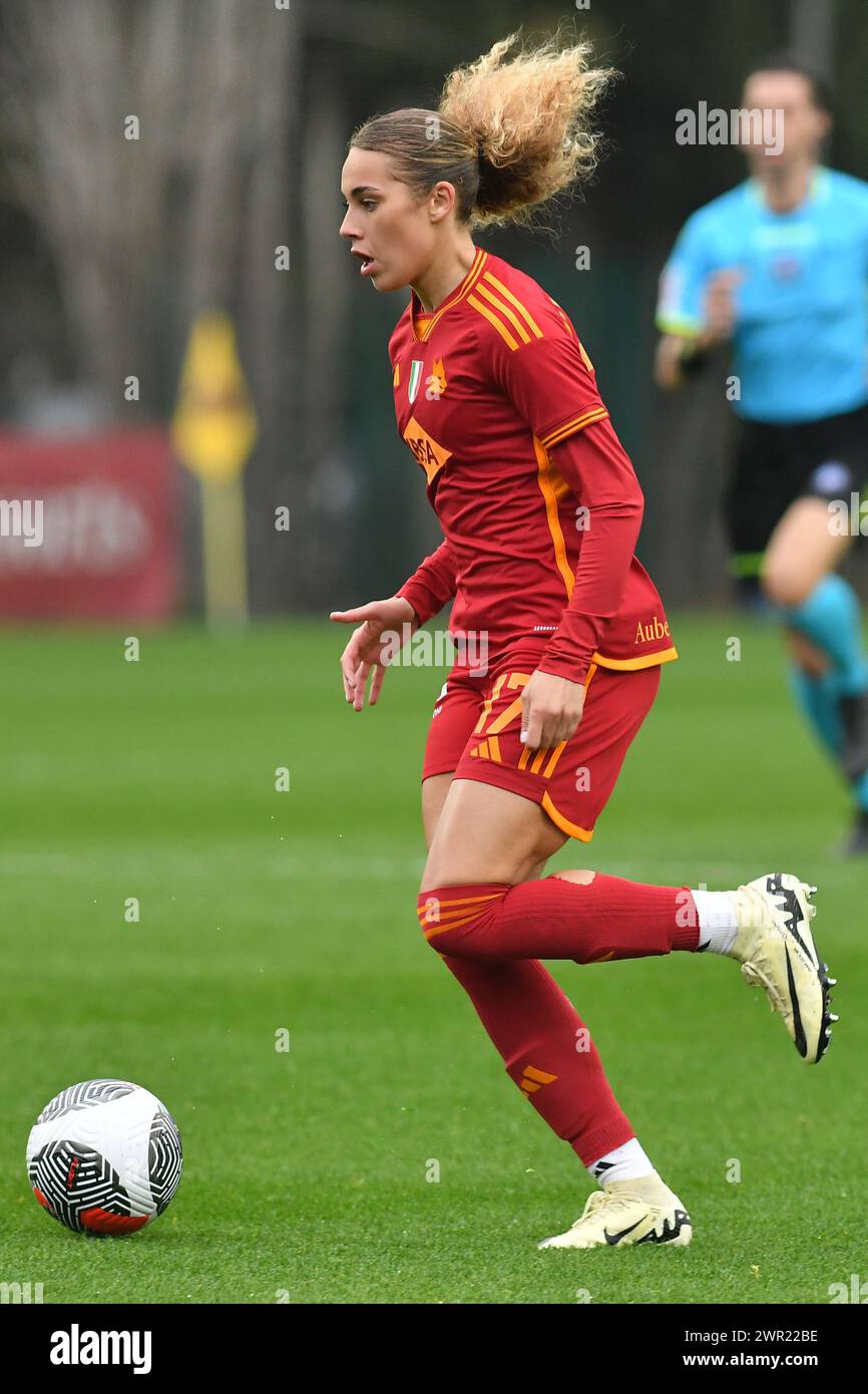 Alayah Pilgrim of AS Roma woman during the Serie A Women championship ...