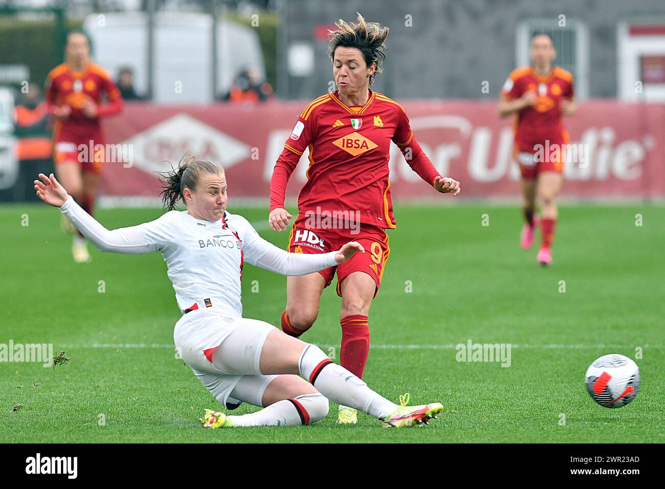 Roma, Lazio. 10th Mar, 2024. Matgorzata Mesjasz of Milan, Valentina ...