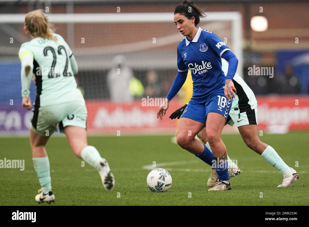 Everton FC v Chelsea FC Womens FA Cup Walton Hall Park Stadium ...