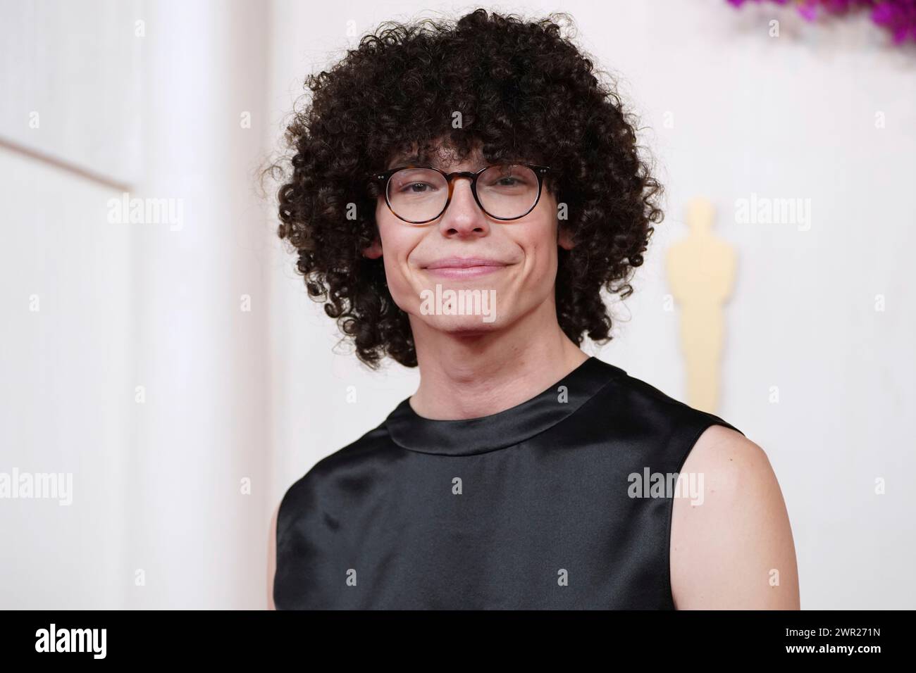 Reece Feldman arrives at the Oscars on Sunday, March 10, 2024, at the ...