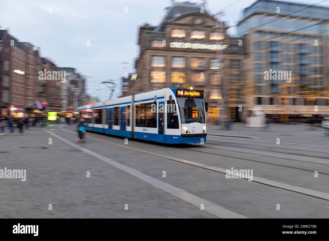 Amsterdam The Netherlands 10th March 2024 GVB Siemens Combino tram ...