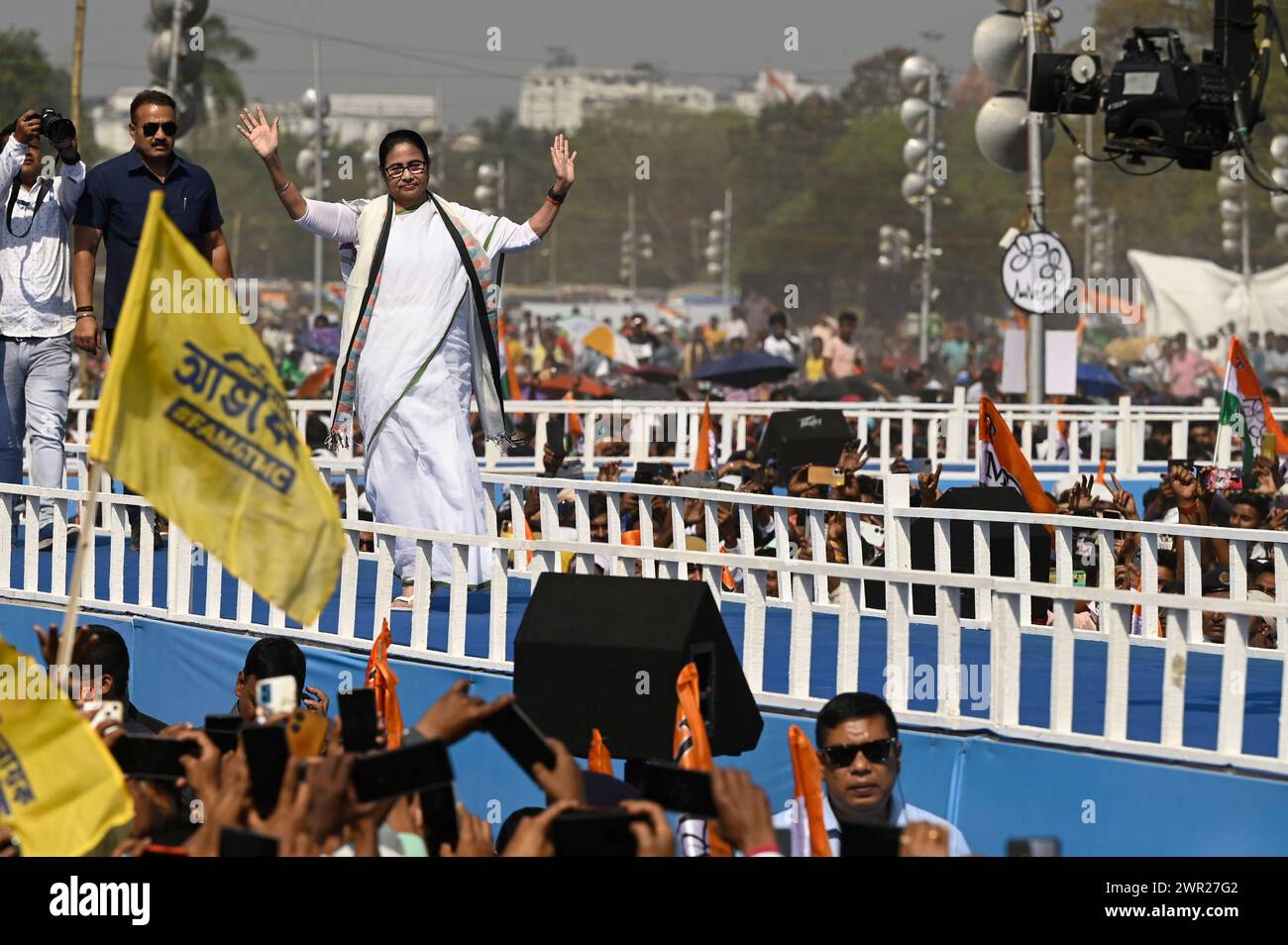 KOLKATA, INDIA - MARCH 10: Chief Minister of West Bengal and All India ...
