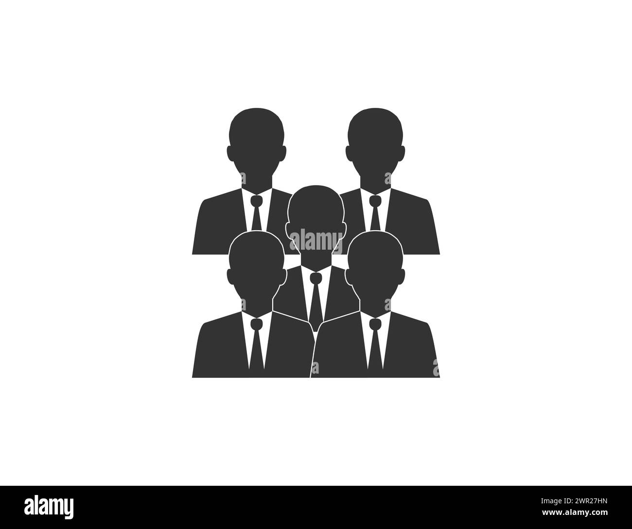 Colleague, corporate icon. Vector illustration Stock Vector Image & Art ...