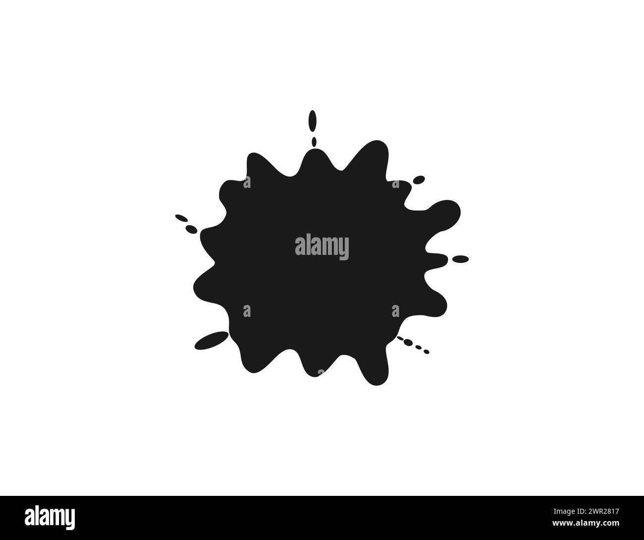 Stain, blot icon. Vector illustration Stock Vector Image & Art - Alamy