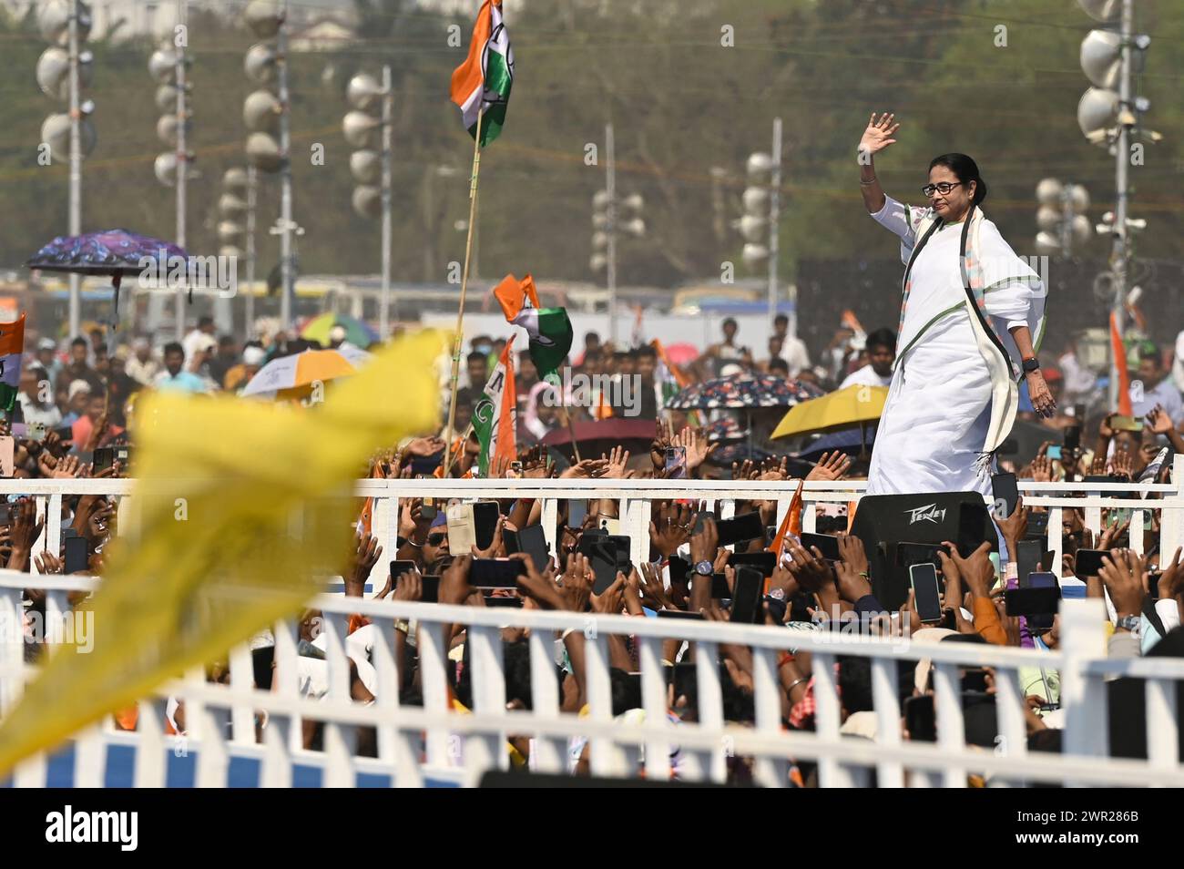 KOLKATA, INDIA - MARCH 10: Chief Minister of West Bengal and All India ...
