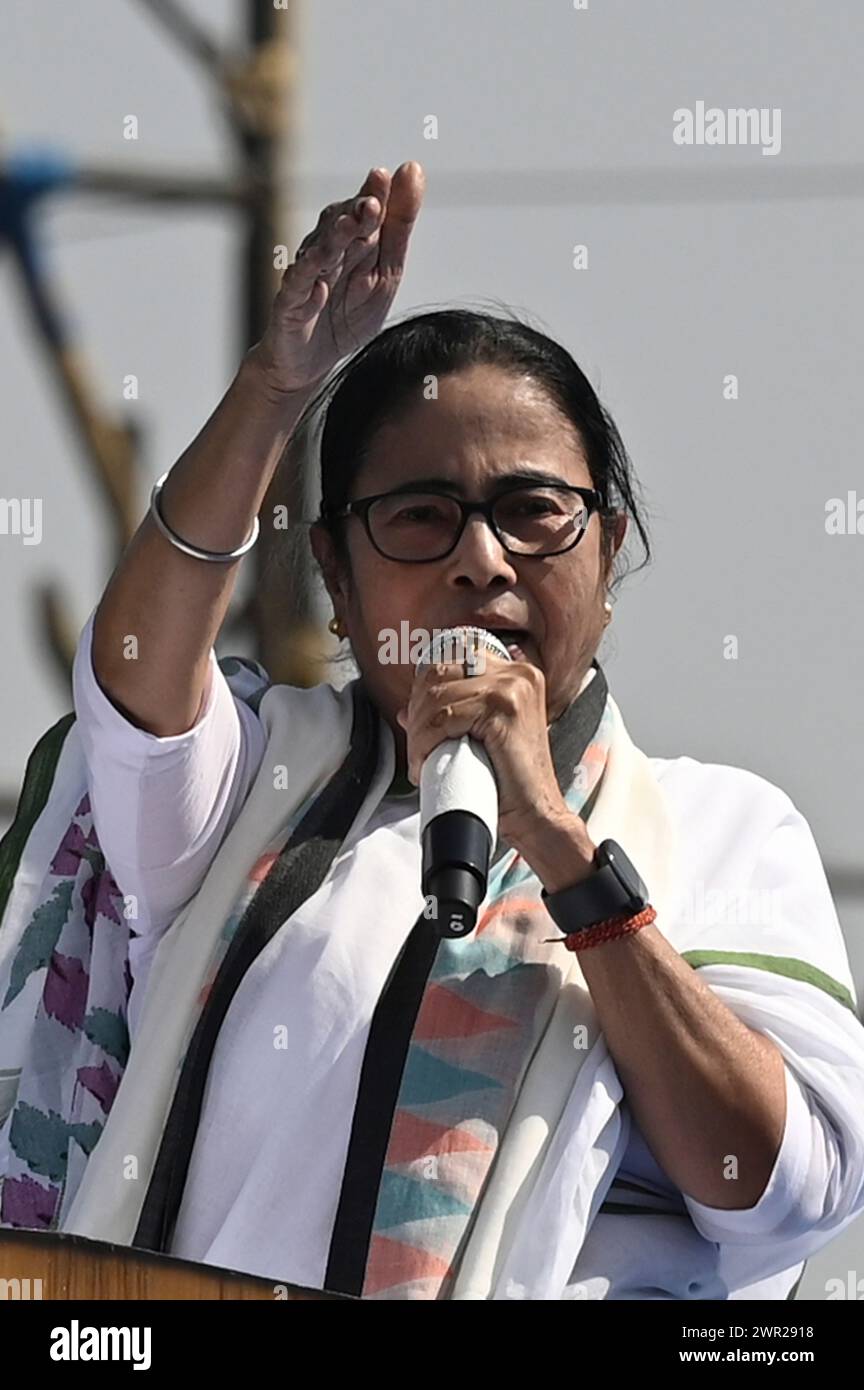 KOLKATA, INDIA - MARCH 10: Chief Minister of West Bengal and All India ...
