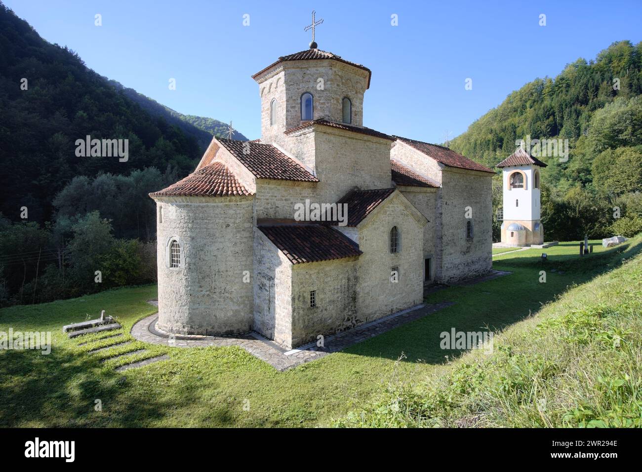 Pridvorica Monastery is typical example of medieval building Raska ...