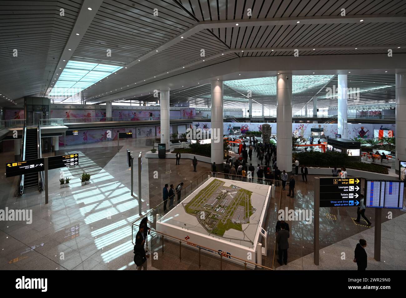 NEW DELHI, INDIA - MARCH 10: A view of newly constructed and expanded ...