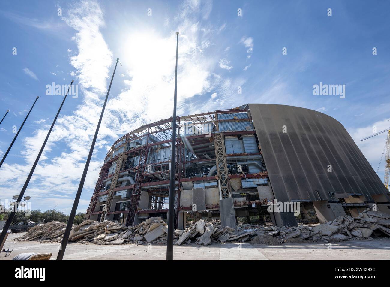 The Frank Erwin Center, affectionately known as the "Super Drum ...