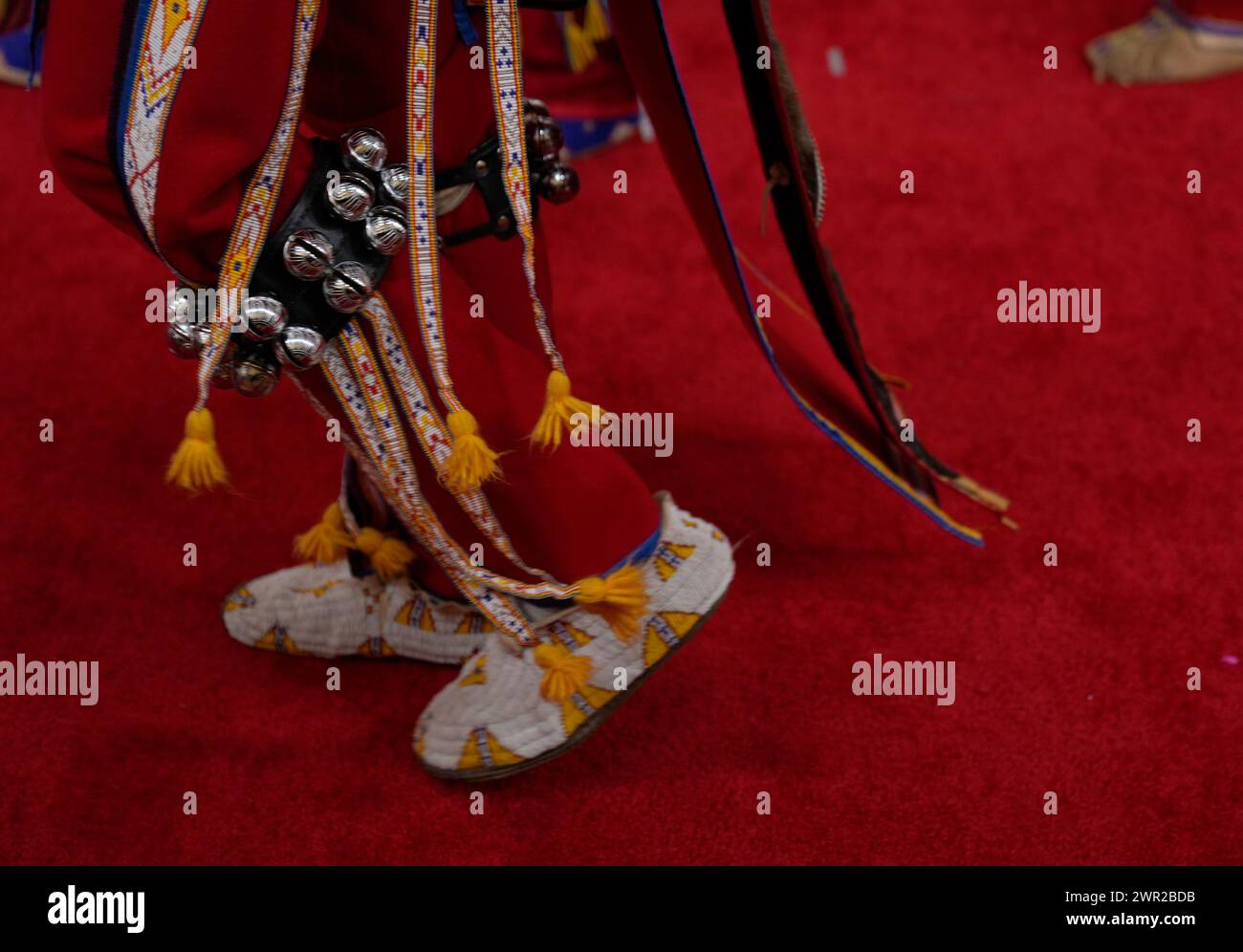 Osage singer and dancer arrives at the Oscars on Sunday, March 10, 2024 ...