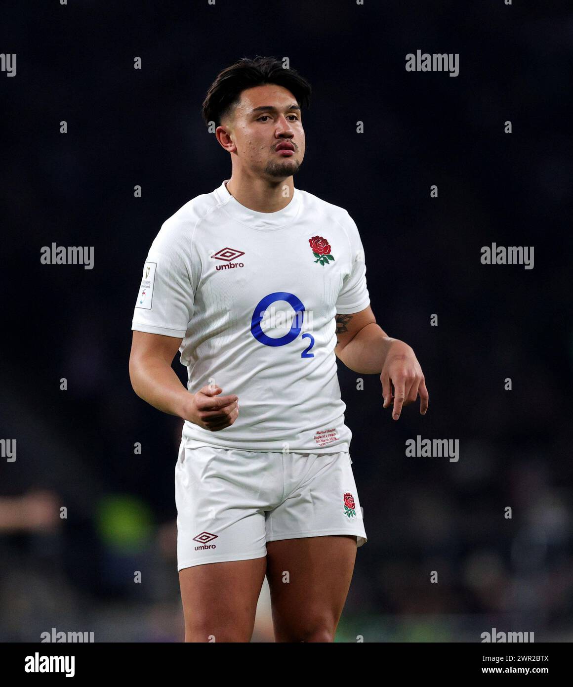 London, UK. 9th Mar 2024. England's Marcus Smith during the Guinness ...