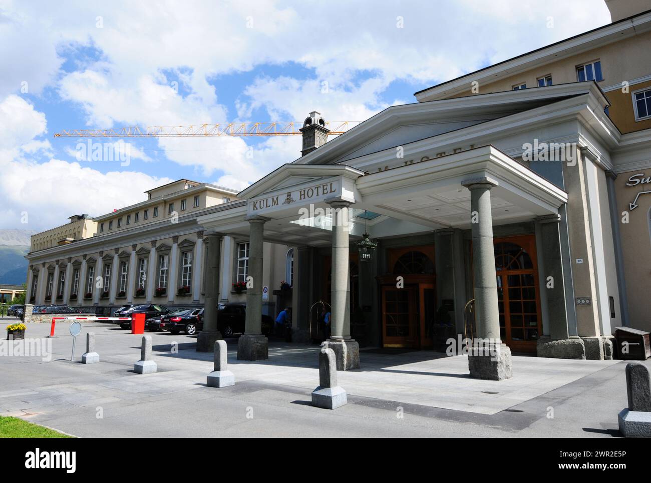St moritz hotel kulm hi-res stock photography and images - Alamy
