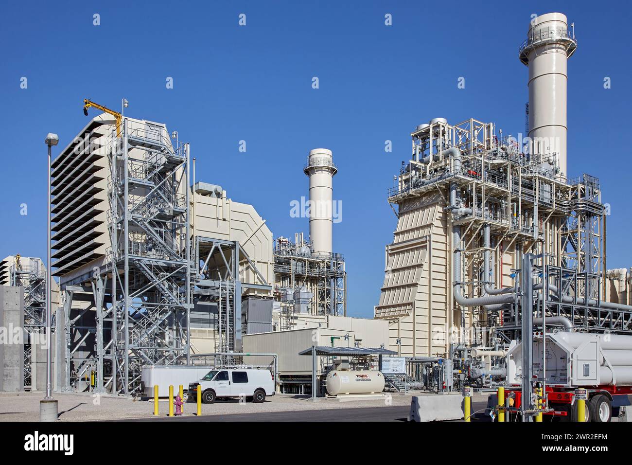 Natural Gas Turbine Power Station in Nevada USA Stock Photo - Alamy