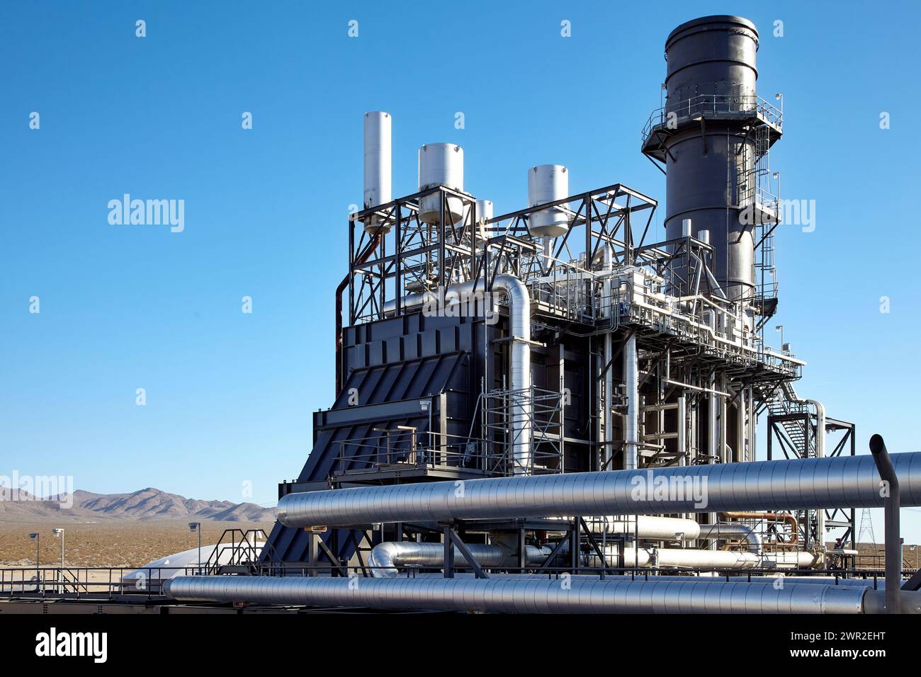 Natural Gas Turbine Power Station in Nevada USA Stock Photo - Alamy