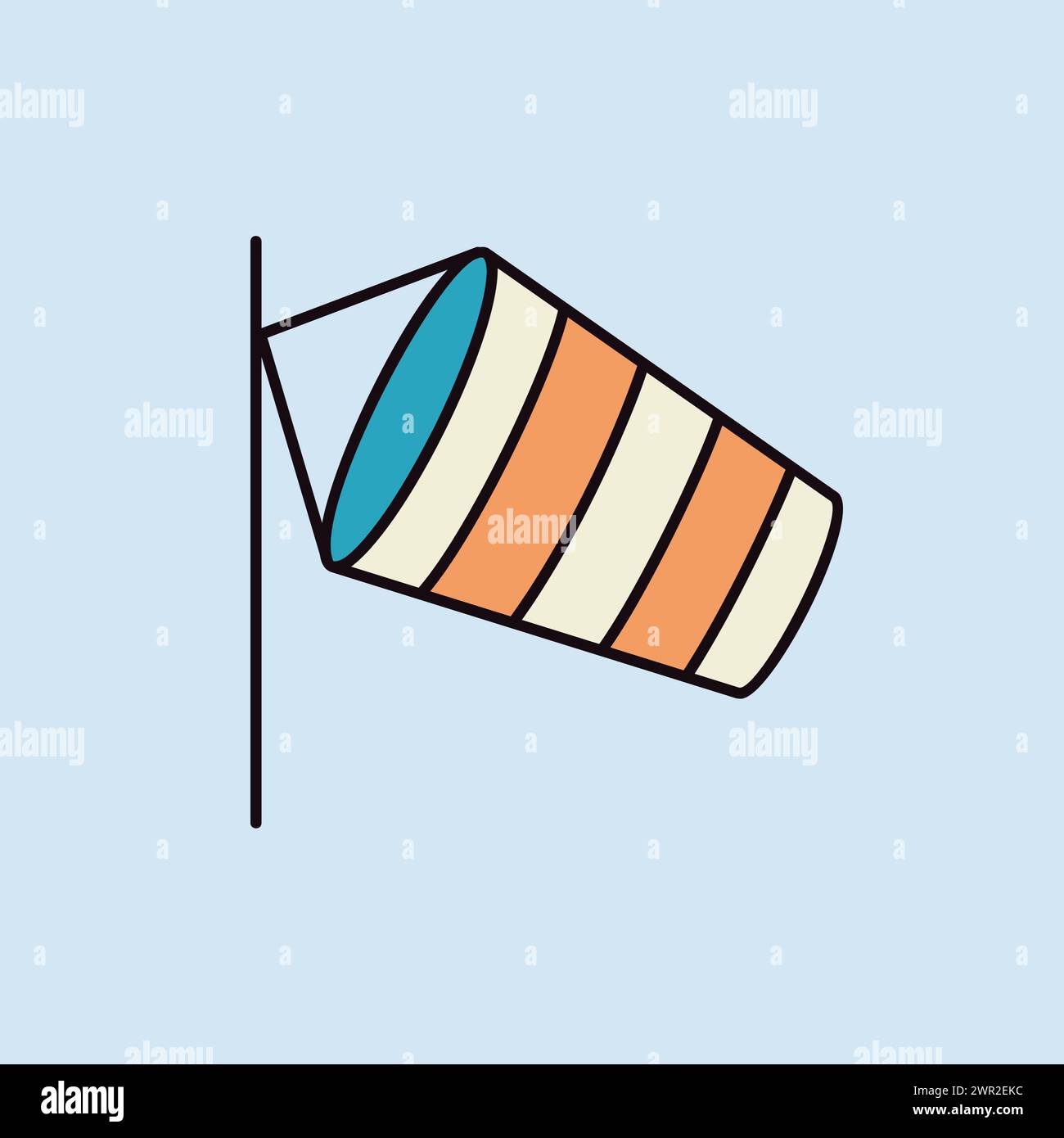 Aviation windsocks Stock Vector Images - Alamy