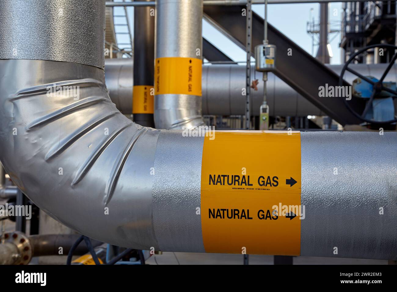 Natural Gas Turbine Power Station in Nevada USA Stock Photo - Alamy