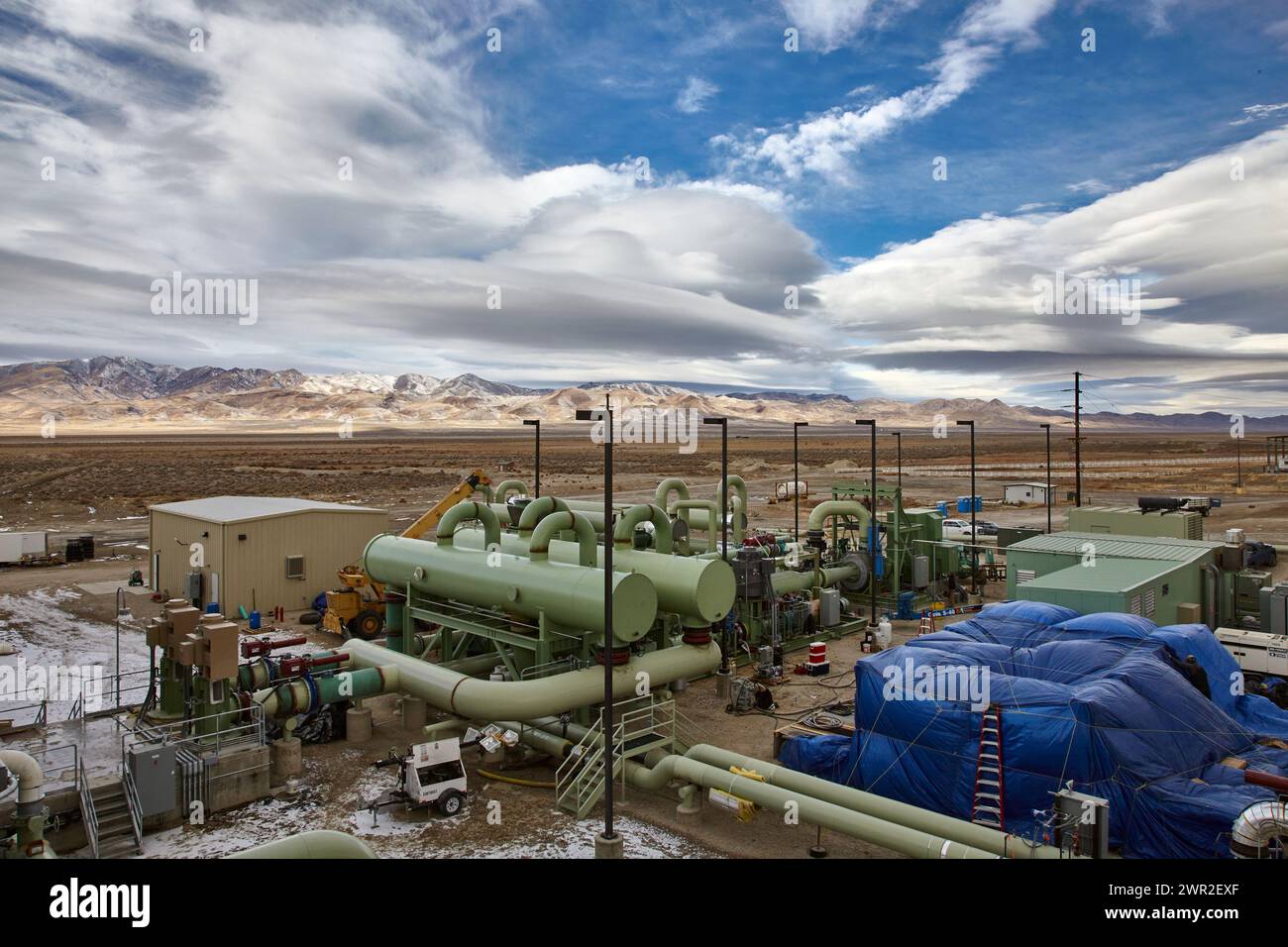 Natural Gas Turbine Power Station in Nevada USA Stock Photo - Alamy