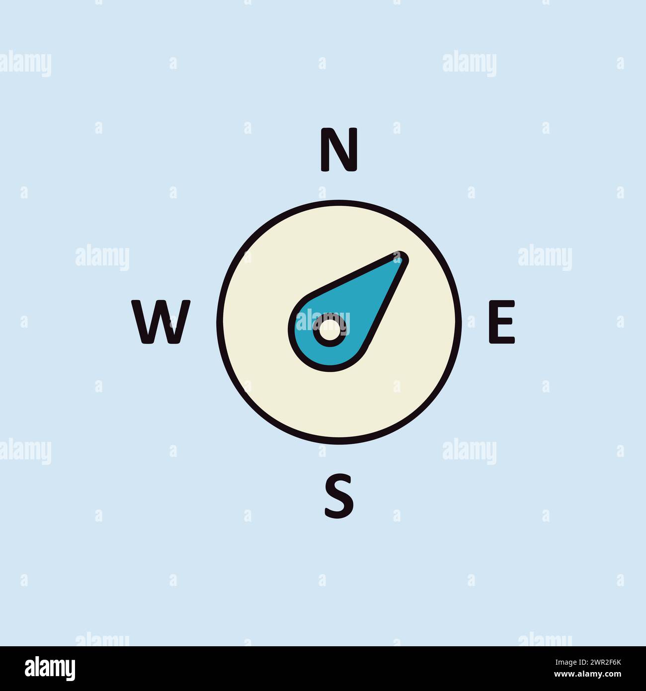 The northeast wind Stock Vector Images - Alamy