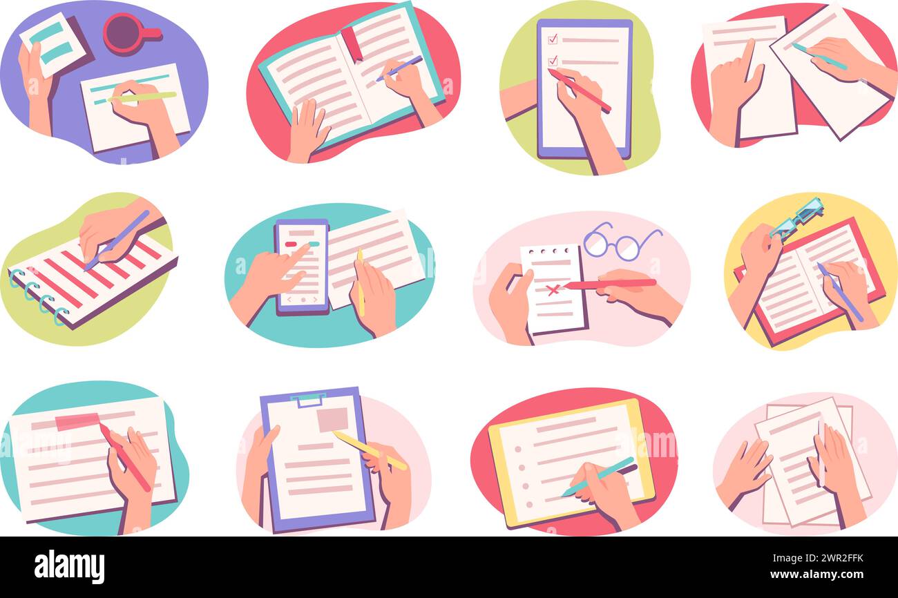 Woman exact pencil table Stock Vector Images - Alamy