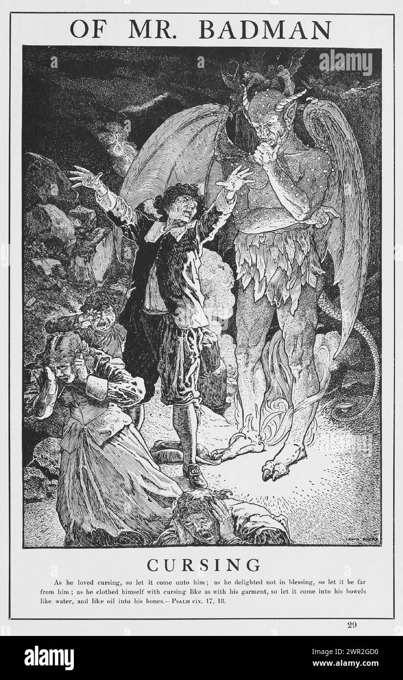 Devil illustration 1500s Black and White Stock Photos & Images - Alamy