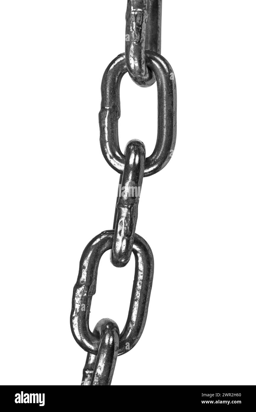 Chain isolated on white background Stock Photo - Alamy