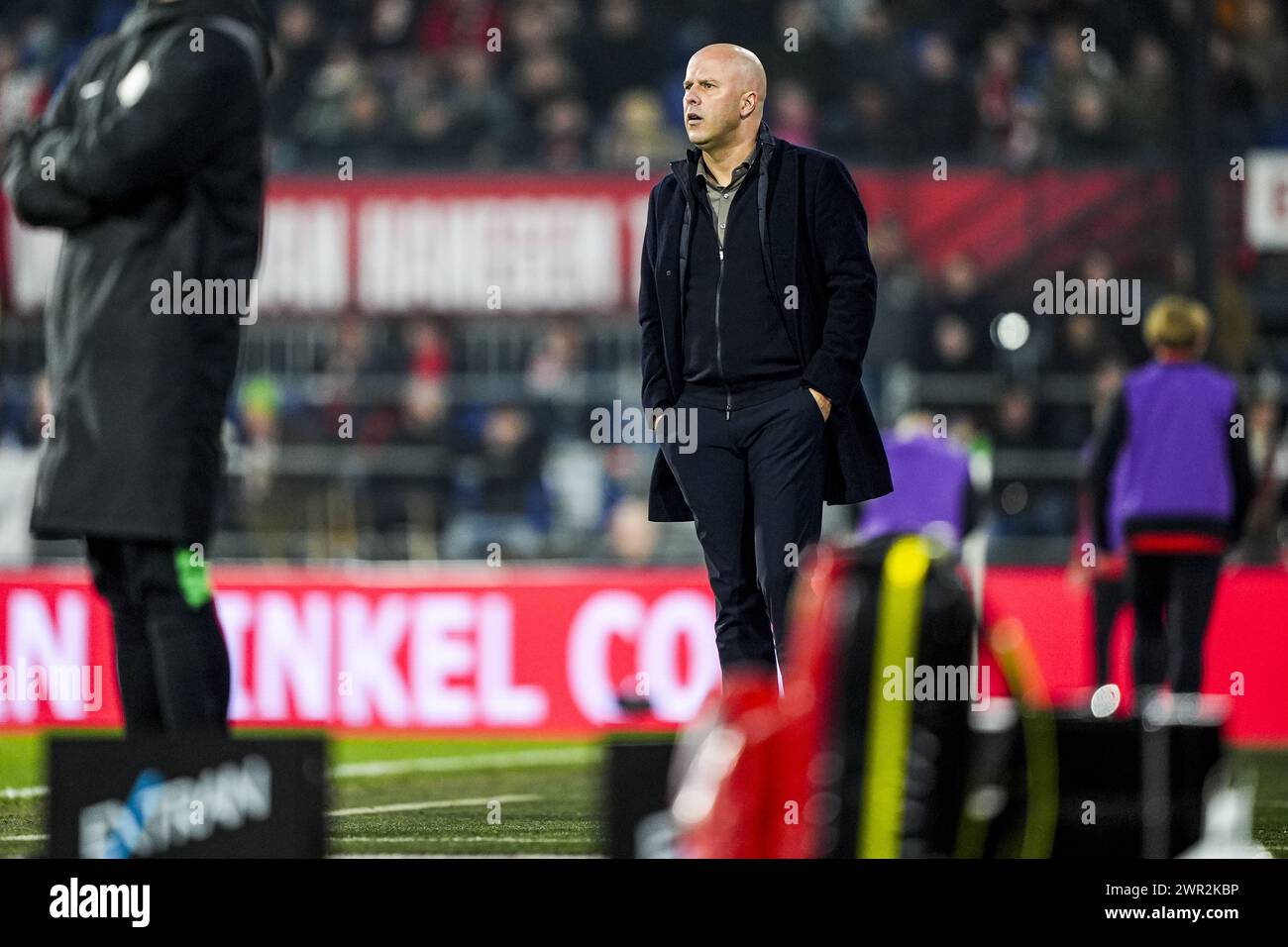 Rotterdam - Feyenoord coach Arne Slot during the Eredivisie match ...