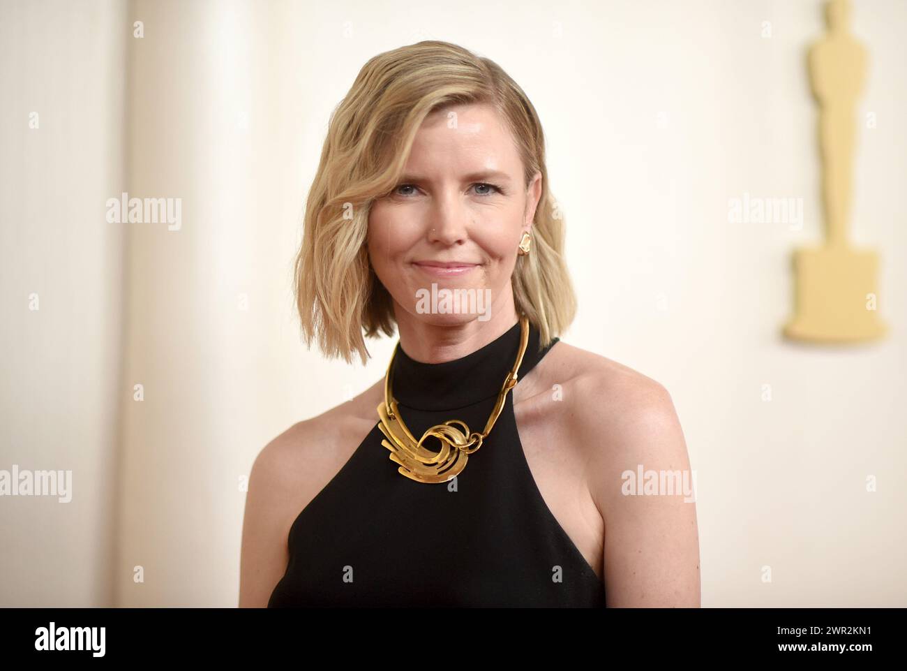 Michelle Mizner arrives at the Oscars on Sunday, March 10, 2024, at the ...