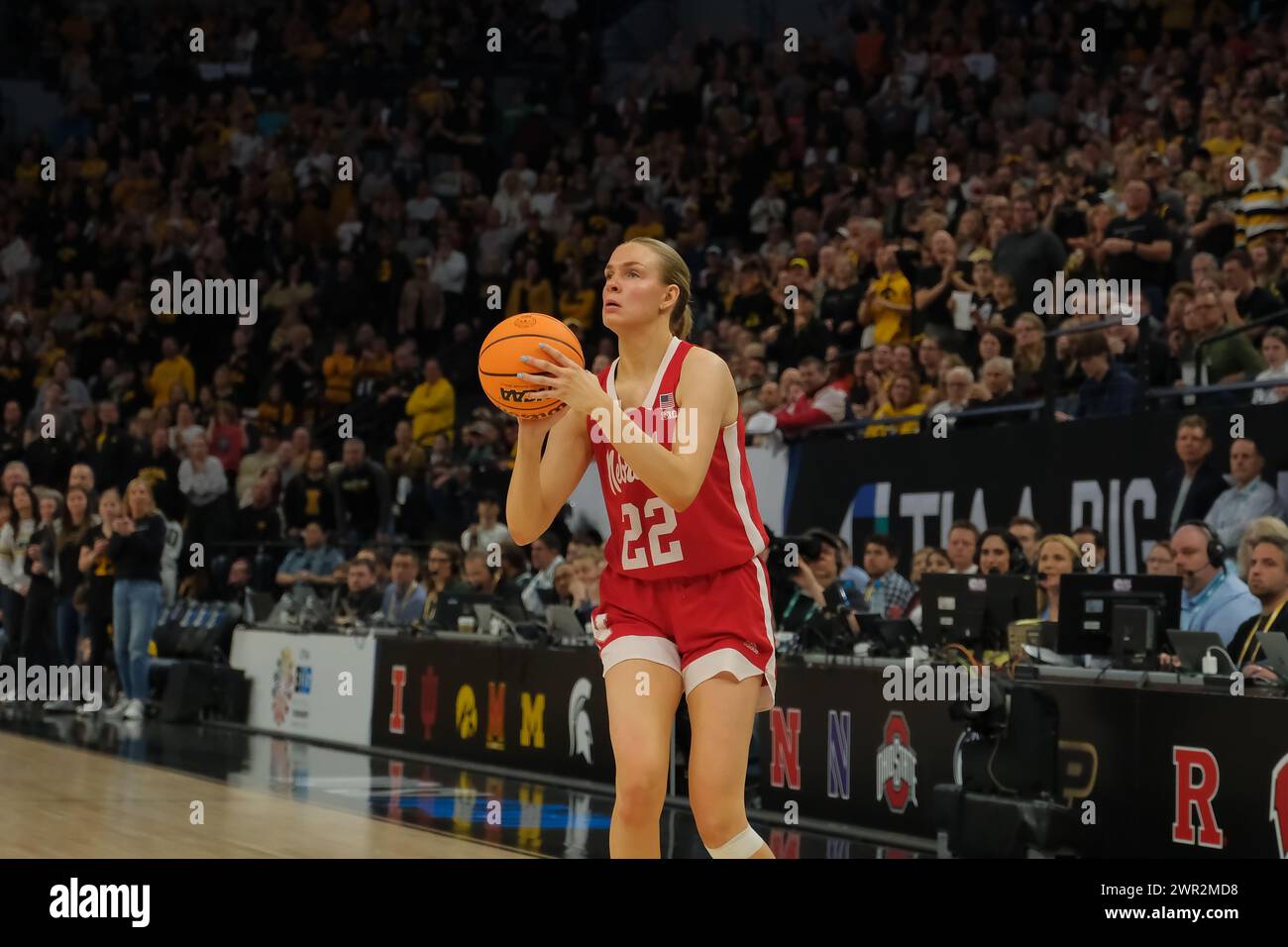 Minneapolis, Minnesota, USA. 10th Mar, 2024. Nebraska Cornhuskers ...