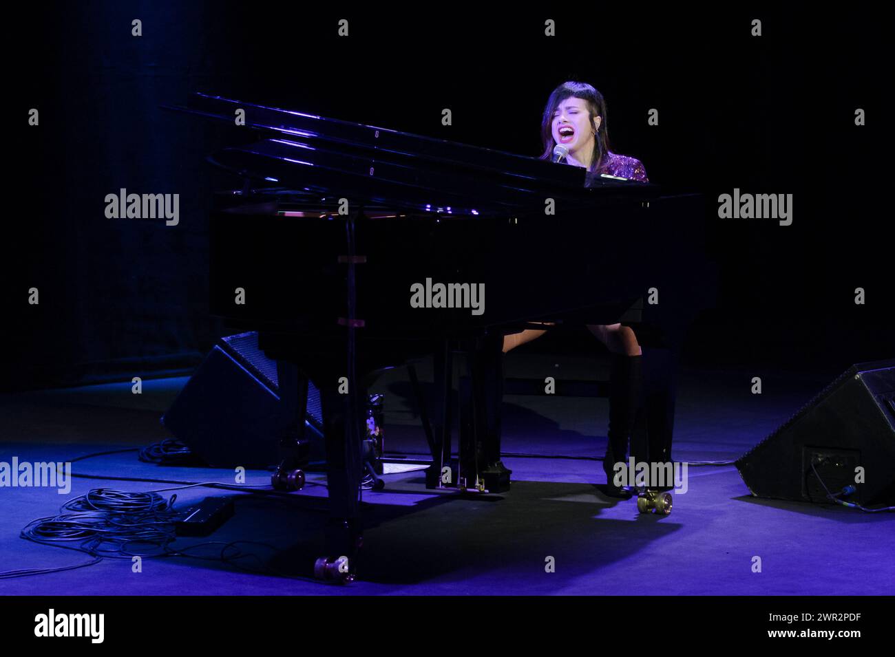 Rome, Italy. 08th Mar, 2024. Dolcenera during the live 'Anima Mundi ...