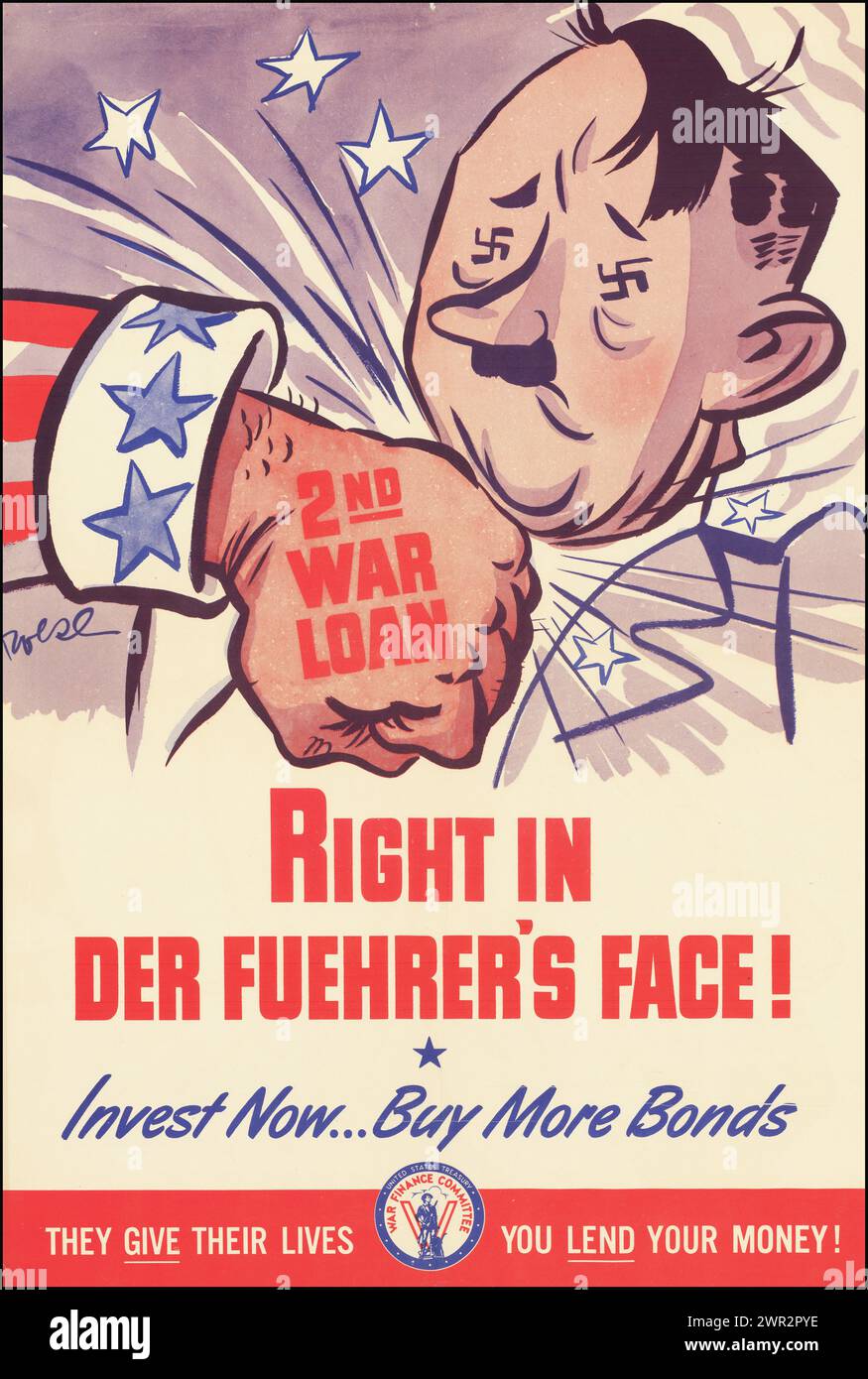American ww2 propaganda poster hi-res stock photography and images - Alamy