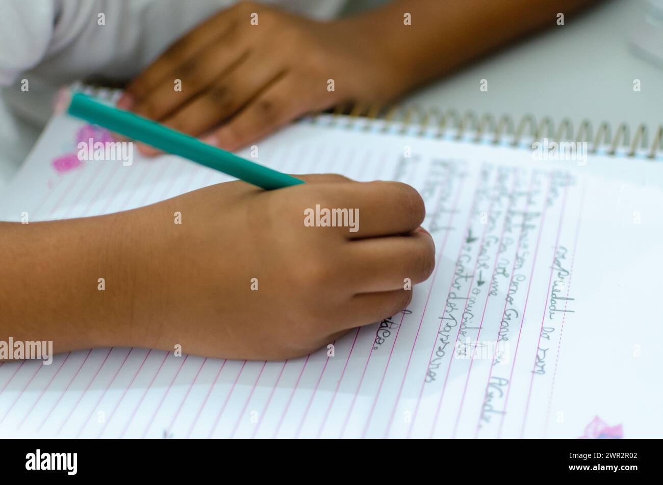 Student doing school work hi-res stock photography and images - Alamy