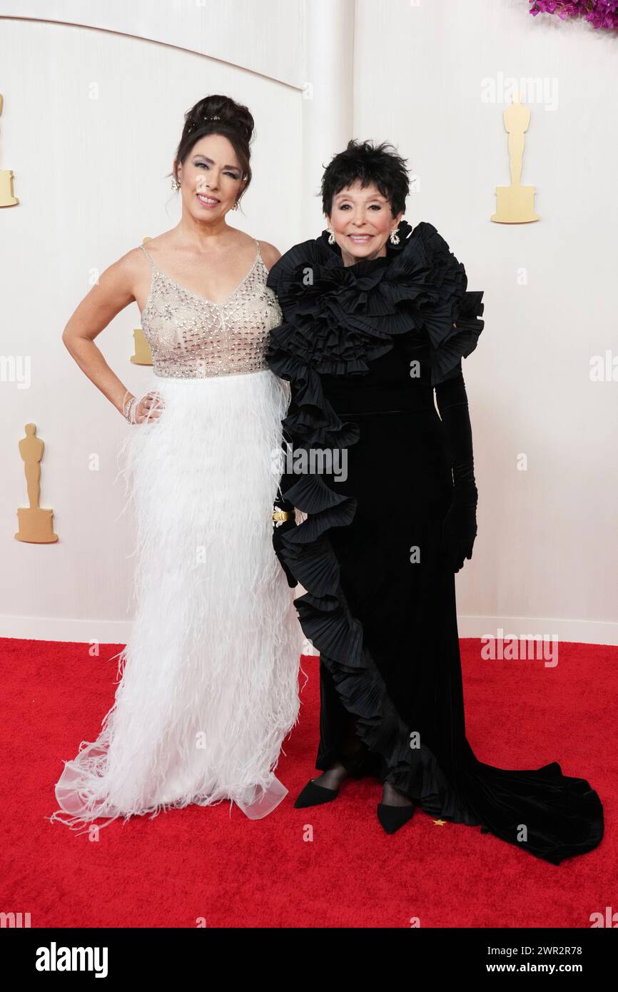 Fernanda Luisa Gordon, left, and Rita Moreno arrive at the Oscars on ...