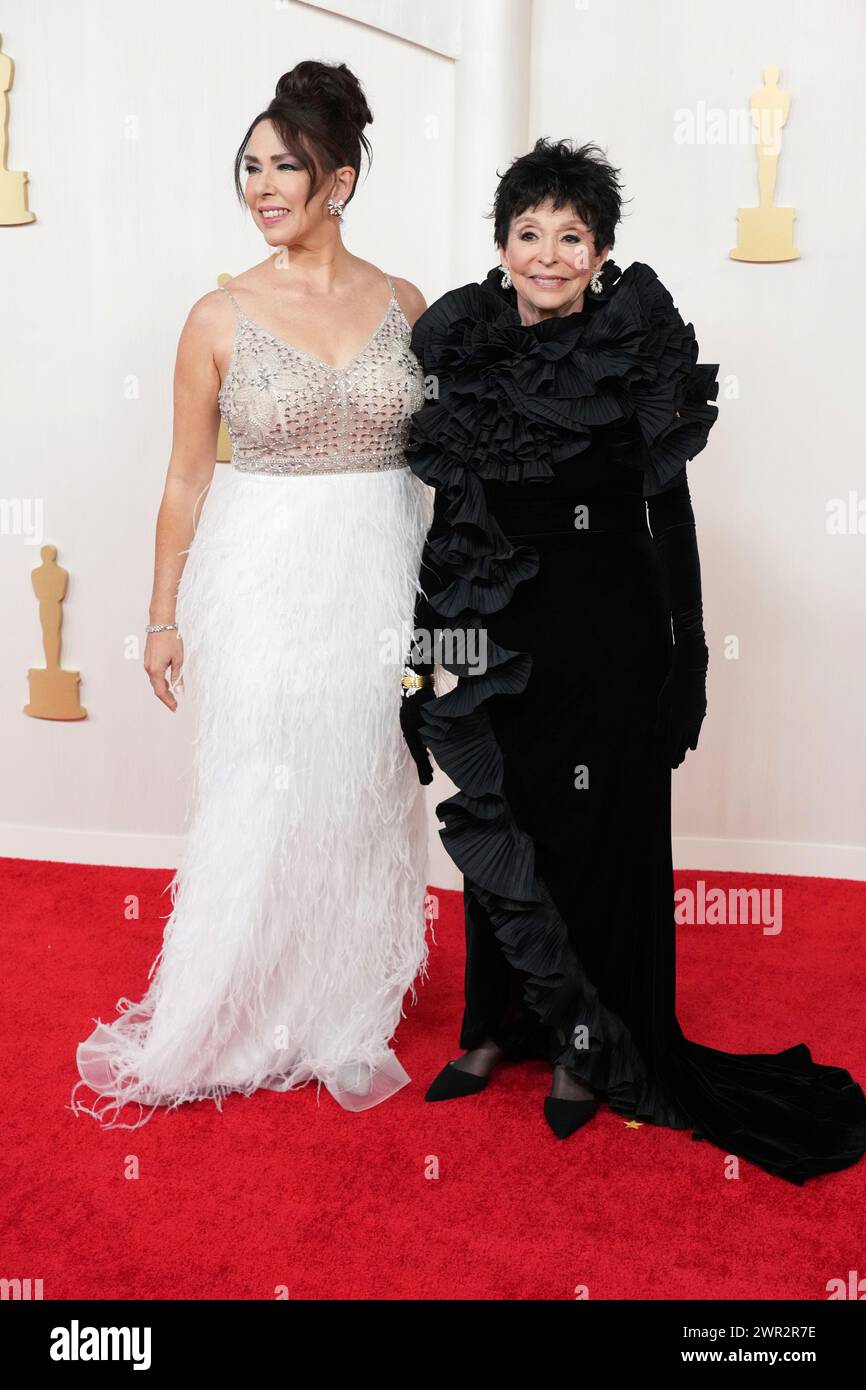 Fernanda Luisa Gordon, left, and Rita Moreno arrive at the Oscars on ...