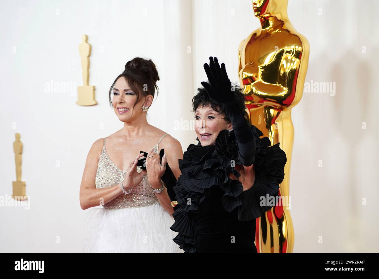 Fernanda Luisa Gordon, left, and Rita Moreno arrive at the Oscars on ...