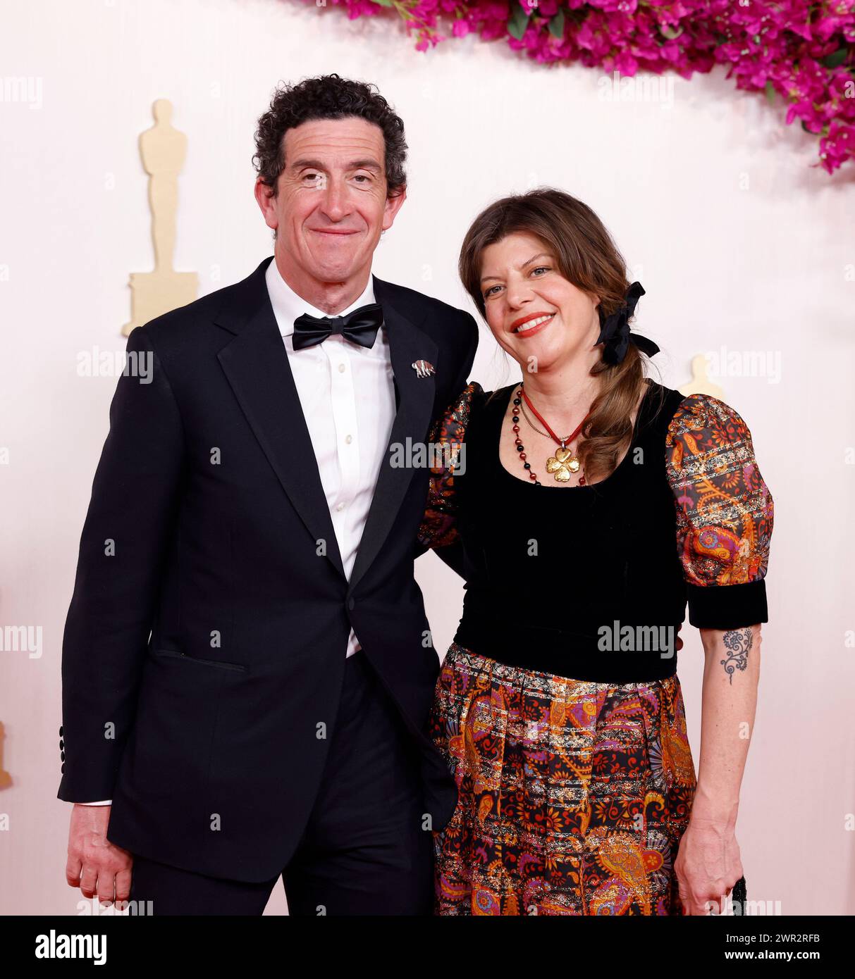 Hollywood, United States. 10th Mar, 2024. Robbie Ryan (L) and guest ...