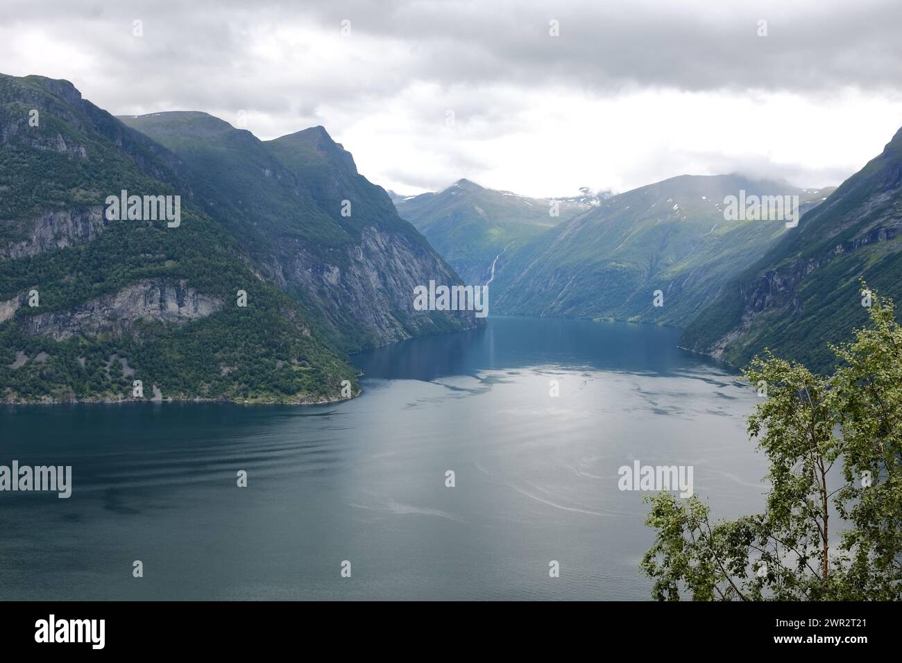 Enchanting beauty of Geirangerfjord, stunning fjord in Norway. Fjord is ...