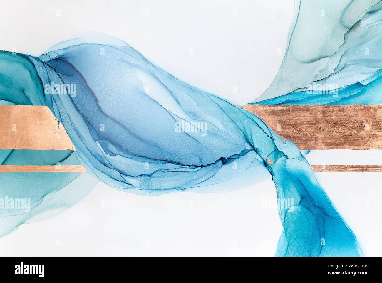 Luxury abstract fluid art painting background alcohol ink technique ...
