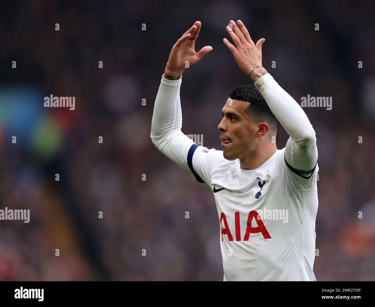 London, UK. 9th Mar, 2024. Pedro Porro of Tottenham during the Premier ...