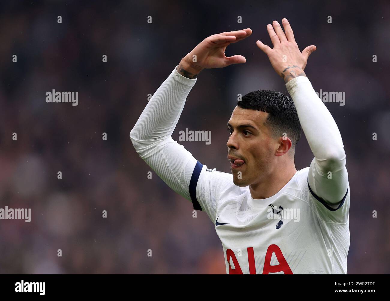 London, UK. 9th Mar, 2024. Pedro Porro of Tottenham during the Premier ...