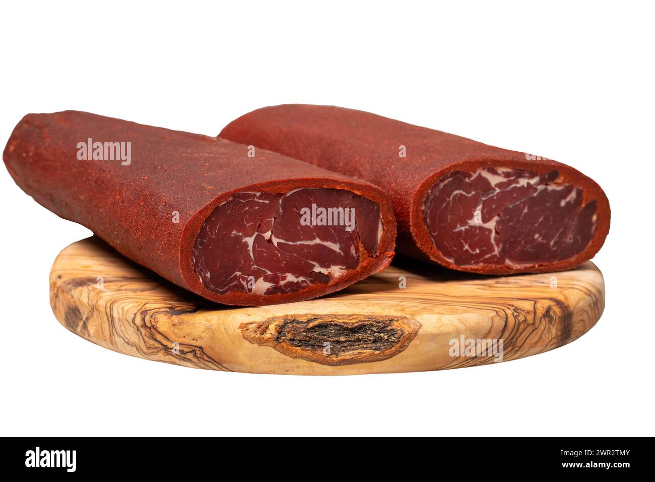 Turkish pastrami. Traditional Turkish cuisine flavors. Bacon slices on ...