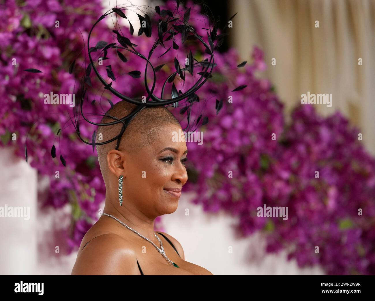 Jacqueline Stewart arrives at the Oscars on Sunday, March 10, 2024, at ...