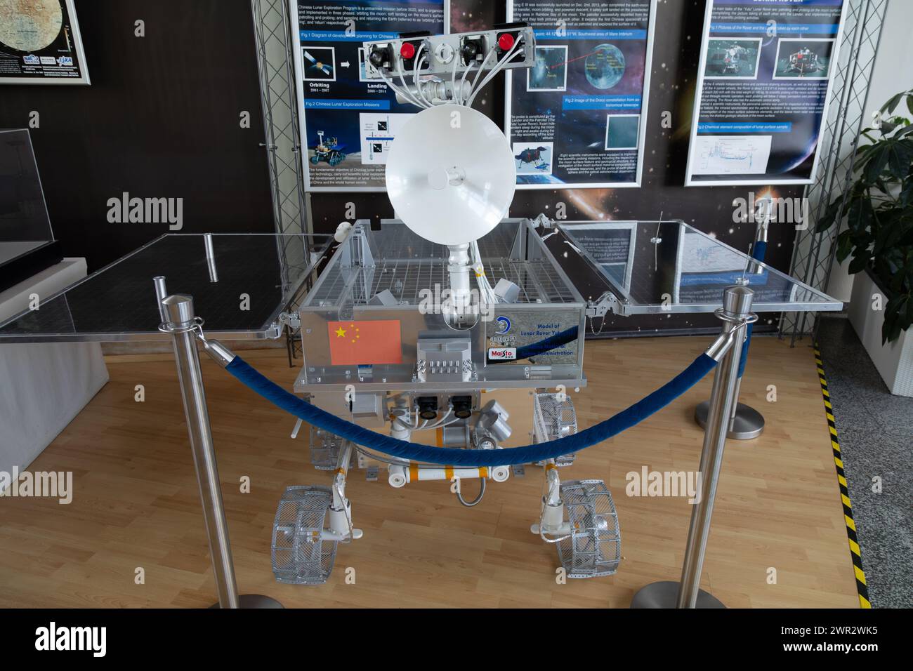 Model of Yutu the Chinese Lunar Rover, Vienna, Austria, Europe Stock ...