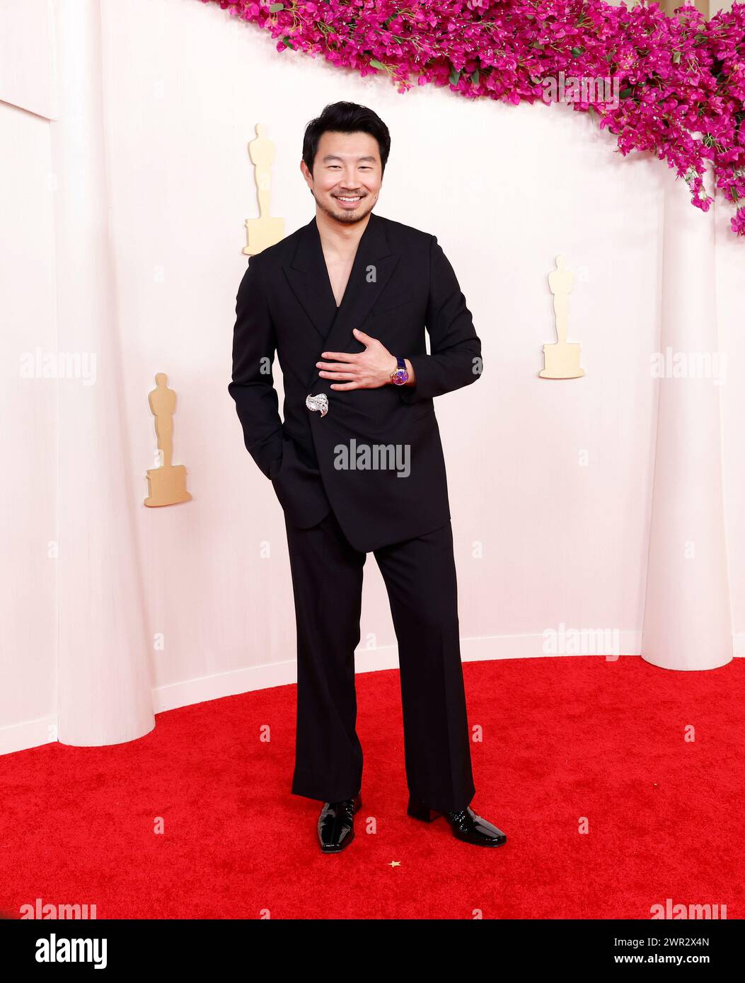 Hollywood, United States. 10th Mar, 2024. Simu Liu arrives on the red ...
