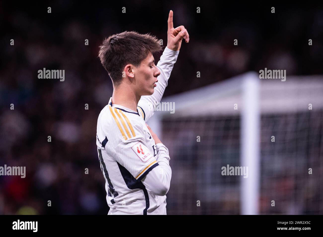 Spain La Liga soccer match Real Madrid vs Celta at Santiago Bernabeu ...