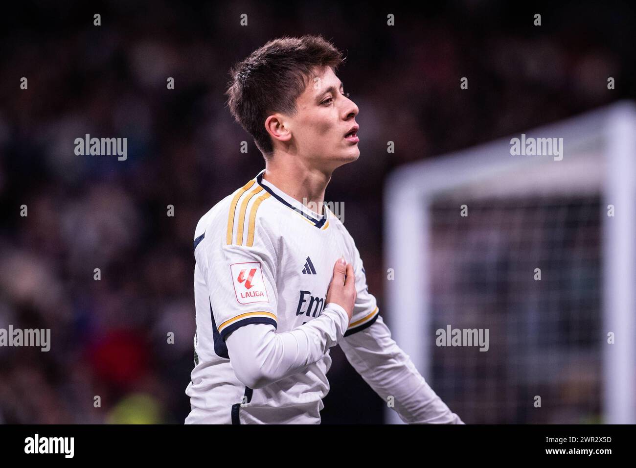 Spain La Liga soccer match Real Madrid vs Celta at Santiago Bernabeu ...