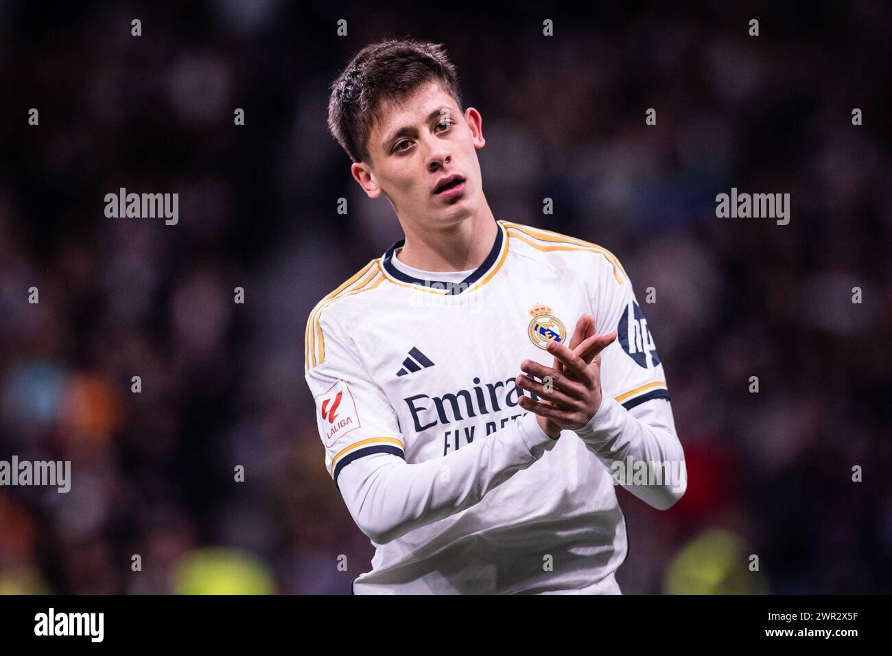 Spain La Liga soccer match Real Madrid vs Celta at Santiago Bernabeu ...