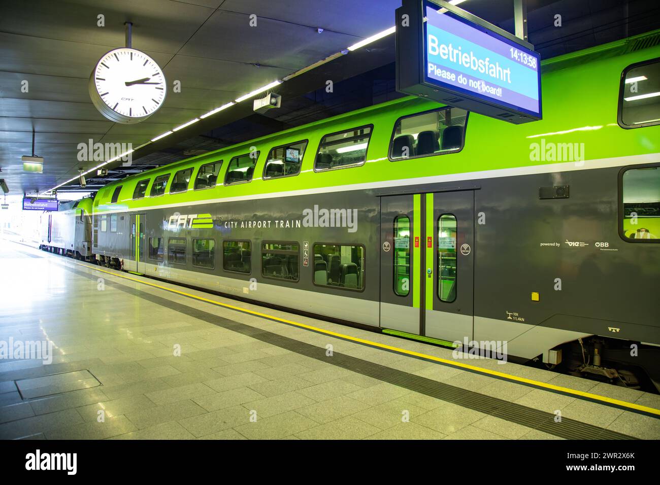City Express Train CAT, Vienna, Austria, Europe Stock Photo - Alamy