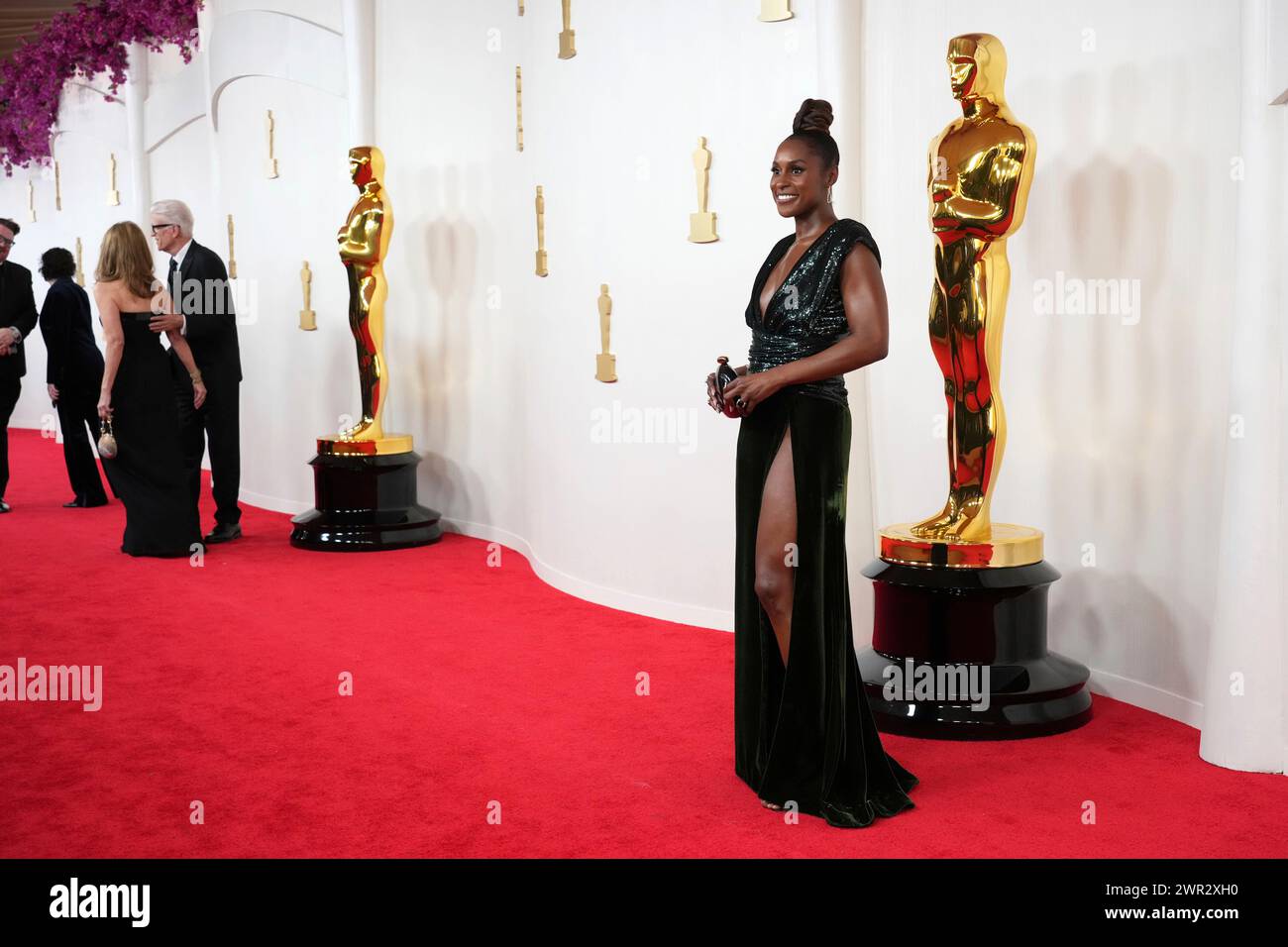 Issa Rae arrives at the Oscars on Sunday, March 10, 2024, at the Dolby ...